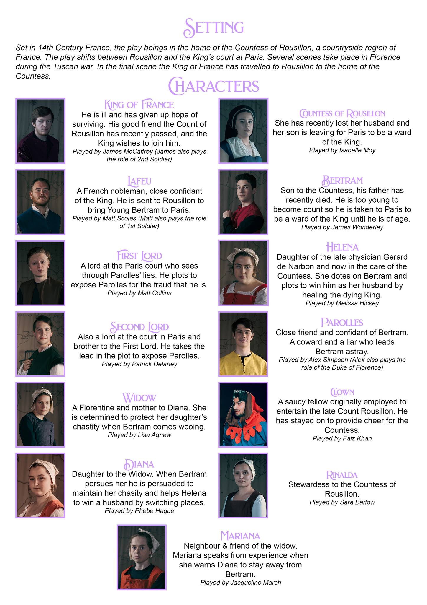 All’s Well That Ends Well – Maitland Repertory Theatre